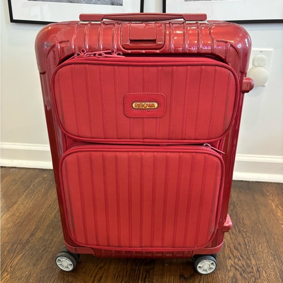 RIMOWA | Bags | Rimowa Salsa Hybrid Deluxe Red 4wheels Multiwheel Carry ...